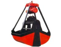China Q345 Material 10cbm Two Lobe Four Rope Grab Subsea Land Operation for sale