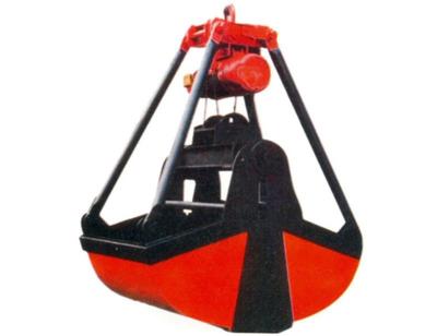 China Q345 Material 10cbm Two Lobe Four Rope Grab Subsea Land Operation for sale