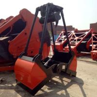 China 2CBM Q345 Q235 Grab Bucket Crane Spare Parts Electric Motor Grab for sale