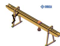 China 25T SPAN 32M Double Girder Gantry Crane For Metal Yard IP55 A6 for sale
