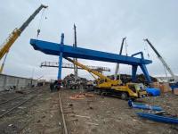 China IP55 Outdoor A5 Double Girder Gantry Crane For Metallurgical Plant for sale