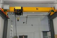China 10T Electric Single Girder Bridge Crane Light Weight A5 FEM 2M for sale