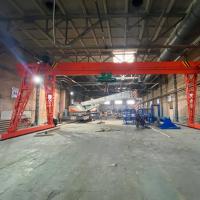 China Box Type Single Girder Gantry Crane Without Cantilever Indoor And Outdoor for sale