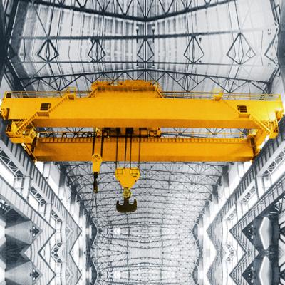China Factory Price Beam Steel Box Type 75T Double Beam Eot Crane with winch trolley for sale