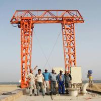 China MH Remote Control Single Girder Gantry Crane 10t With Hoist A3 A5 for sale