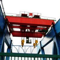 China Working Class A5~A6 Double Beam Overhead Crane Double Trolley With Hook for sale