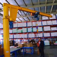 China ZB-A Type Wire Rope Electric Hoist Jib Crane 3t 5t Rotated 360 Degrees for sale