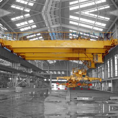 China Electromagnetic Double Beam Overhead Crane Working Class A6 Type QC 5~16T for sale