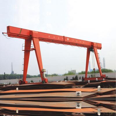 China 0.5~32t Electric Hoist Variable Speed Box type Single Girder Gantry Crane for sale