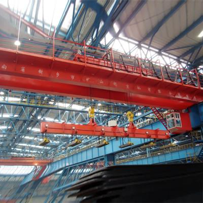 China 5T QL Hang Beam Double Girder Overhead Crane A5-A7 3P 440V 50hz 60HZ for sale