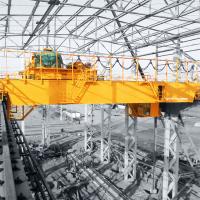 China 5t~450/80t QD Type Double Girder Bridge Crane Indoor with winch trolley for sale