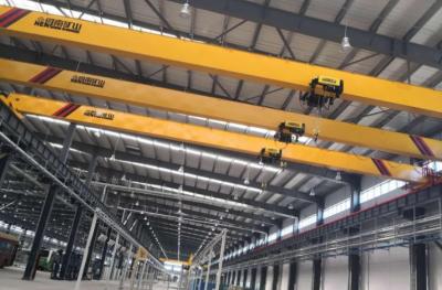 China 10T A5 European Type Single Beam Bridge Crane Overhead Travelling Crane for sale