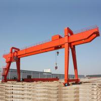 China 10 Tons Double Beam Door Type Crane Used Outdoor Working Class A4 for sale