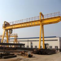China 10 Tons Double Beam Door Type Crane Used Outdoor Working Class A4 for sale