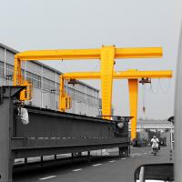 China 10T 6M A3 Q235 MH mobile  single beam gantry crane Remote Control for sale