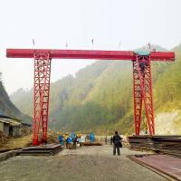 China Wind Resistant Truss Type Single Beam Gantry Crane Pandent Control for sale