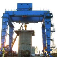 China 50t Hot Sale U Type Heavy duty Double Girder Hook Gantry Crane for sale