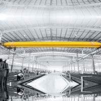 China 5Tons Span 10.5m Workshop Indoor Single Girder Overhead Crane for sale