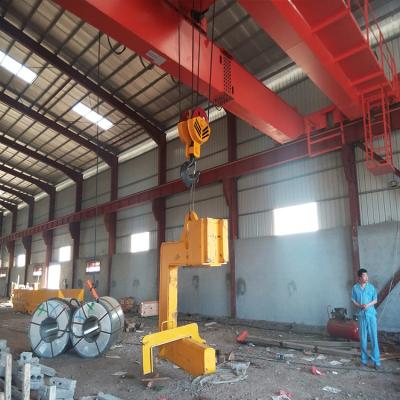 China 10t Span 10.5m Lifting 10m  double girder bridge workshop crane for sale