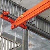 China 2T Span 12m Suspended Single Girder Eot Crane Remote Control Single Speed for sale