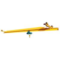 China 2T Span 12m Suspended Single Girder Eot Crane Remote Control Single Speed for sale