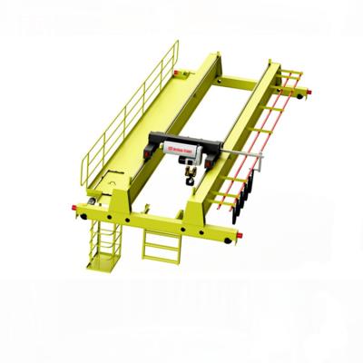 China Steel Box Type 32T Workshop LH Model Double Beam Overhead Crane for sale