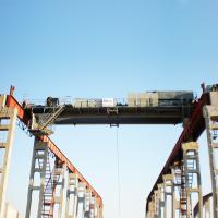 China Lifting / Moving Double Beam Overhead Crane , Gear Motor Overhead Bridge Crane for sale