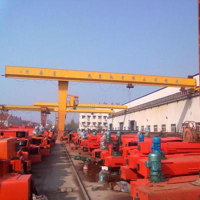 China Electric Hoist 20T A3 Semi Gantry Crane Workshop Factory Using for sale