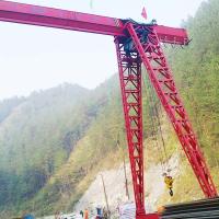 China 16T Truss Type Electric Hoist Single Beam Gantry Crane Wind Resistance for sale