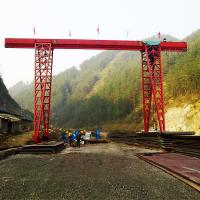 China 16T Truss Type Electric Hoist Single Beam Gantry Crane Wind Resistance for sale