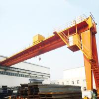 China Double Beam Main Girder Hook Semi Gantry Crane 20/10T Trolley Gantry Crane single girder gantry crane for sale