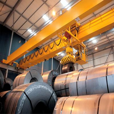 China High Quality 16ton Electric Magnetic Double Girder Overhead Crane for sale