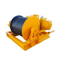 China Customized Single Double Drum Fast Speed Electric Wire Rope Winch for sale