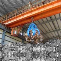 China Double Girder Overhead Crane With Hydraulic Grapple Grab Bucket for sale