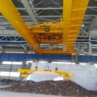China Steel Factory Double Girder Bridge Crane , 20 Ton / 10 Ton Overhead Crane for sale