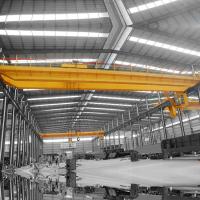 China 20t / 30t / 40t Double Girder Overhead Crane High Strength Frame For Lifting for sale