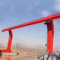 China L Type Open Ground Harbor Freight Single Girder Gantry Crane for sale