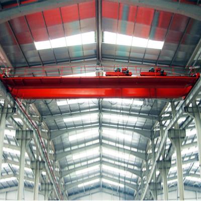 China 16+16T Span 12M Double Trolley Hook Overhead EOT Crane QE Type for sale