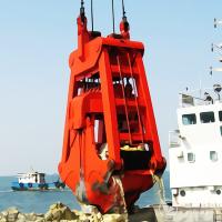 China Q345 / Q235 Materials Orange Peel Hydraulic Clamshell Bucket for sale