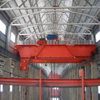 China 220 - 480v Stable Double Beam Workshop Overhead Crane Strong Rigidity Long Life Span for sale