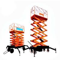 China High Speed Mobile Scissor Lift Platform Height 12m Articulated Lift Battery for sale