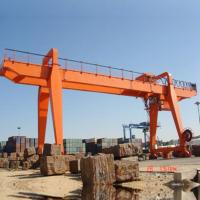 China A Shape Legs Box Double Girder Gantry Crane Skeleton Structure Electrical Control for sale