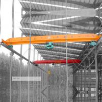 China 16T LDA Height 6M Span:15m single girder overhead travelling crane with Electric Hoist for sale
