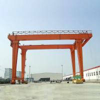 China 20 Ton Span 35m  A5 Double Beam Gantry Crane Port Crane For Outdoor for sale