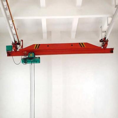 China 5T Span 8m Suspended Overhead Eot Crane Increase Lifting Height for sale