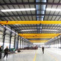 China Light Weight 10T Span 10m Electric Hoist Single Girder Bridge Crane for sale