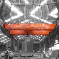 China QD 5 Tons Span 19m EOT Double Girder Overhead Crane Eot Crane A5 Level for sale