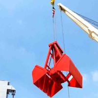 China 3CBM Remote Control Q235 Electro Hydraulic Grab Double Petals for sale