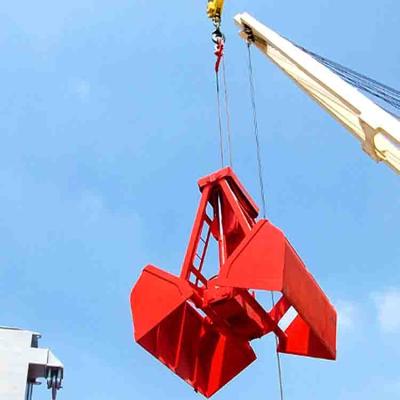 China 3CBM Remote Control Q235 Electro Hydraulic Grab Double Petals for sale