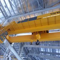 China Lifting Cabin Control Double Girder Overhead Travelling Crane for sale